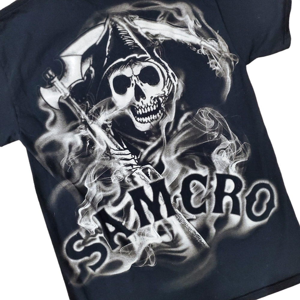 Sons Of Anarchy Soa Samcro Smoke Reaper Graphic T-Shi… - Gem